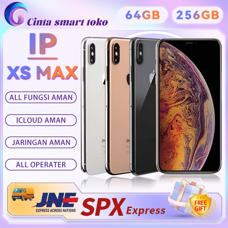 Jual IP XS MAX 64G 256GB Second Fullset 100%ORIGINAL Mulus unlocked All fungsi aman Kondisi ...