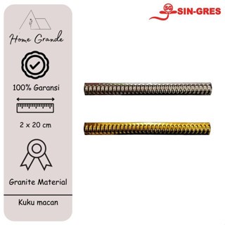 Jual Bon bon keramik granite /kuku macan / list keramik 20 cm Gold Silver | Shopee Indonesia