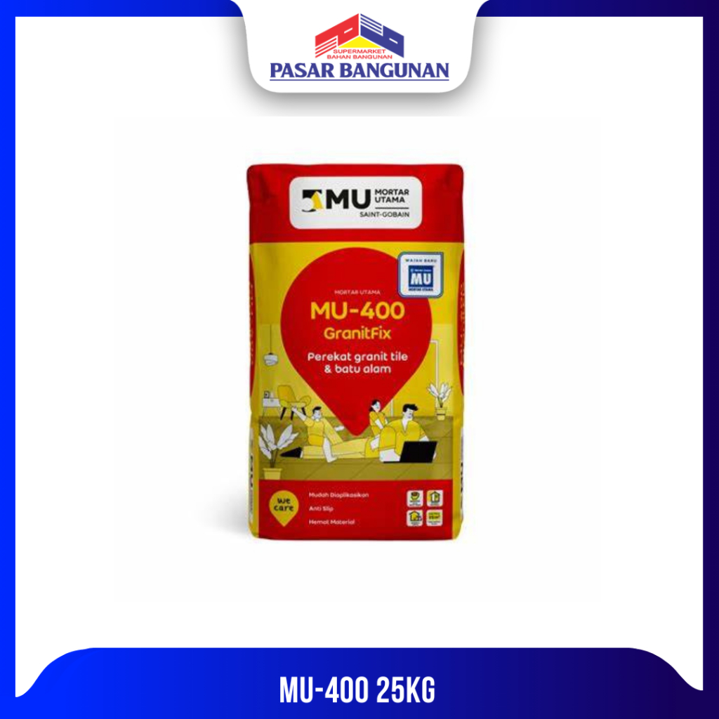 Jual MORTAR UTAMA MU-400 25KG | Shopee Indonesia