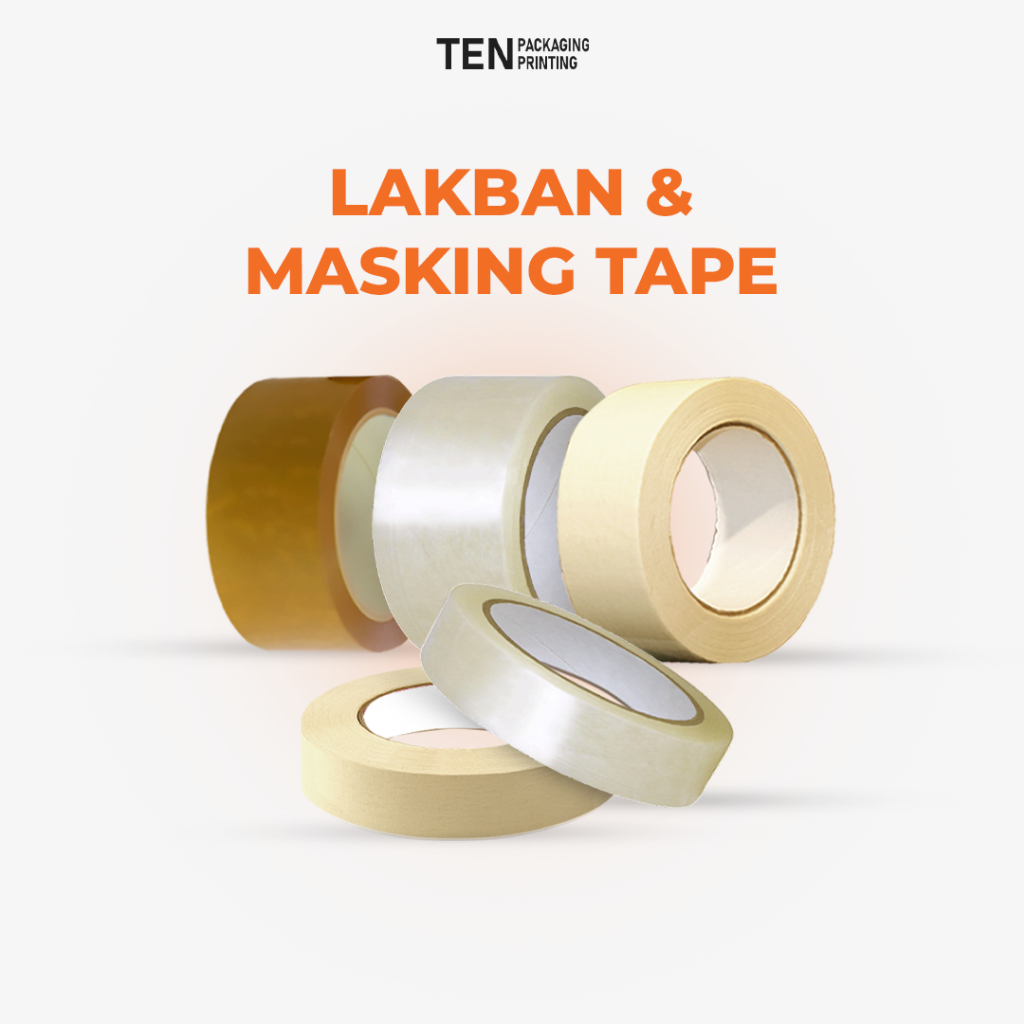 Jual LAKBAN DAN MASKING TAPE 48mm KUALITAS DAIMARU TERMURAH/ Solatip ...