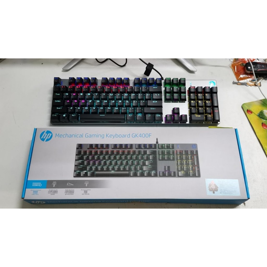 Jual Keyboard Mechanical HP GK400F Gaming RGB - Baru, Sealed, No ...
