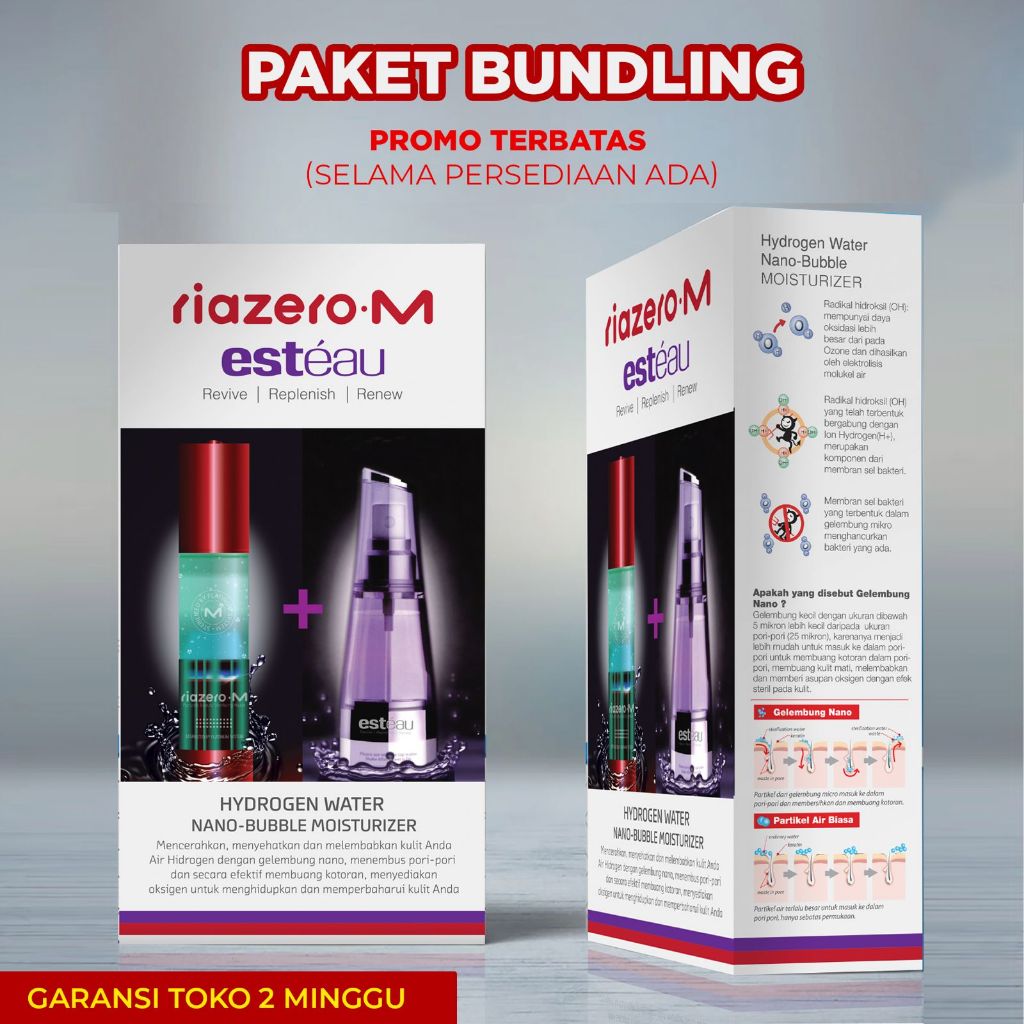 Jual Riazero M Hydrogen Water Made in Korea bonus esteau | Shopee Indonesia