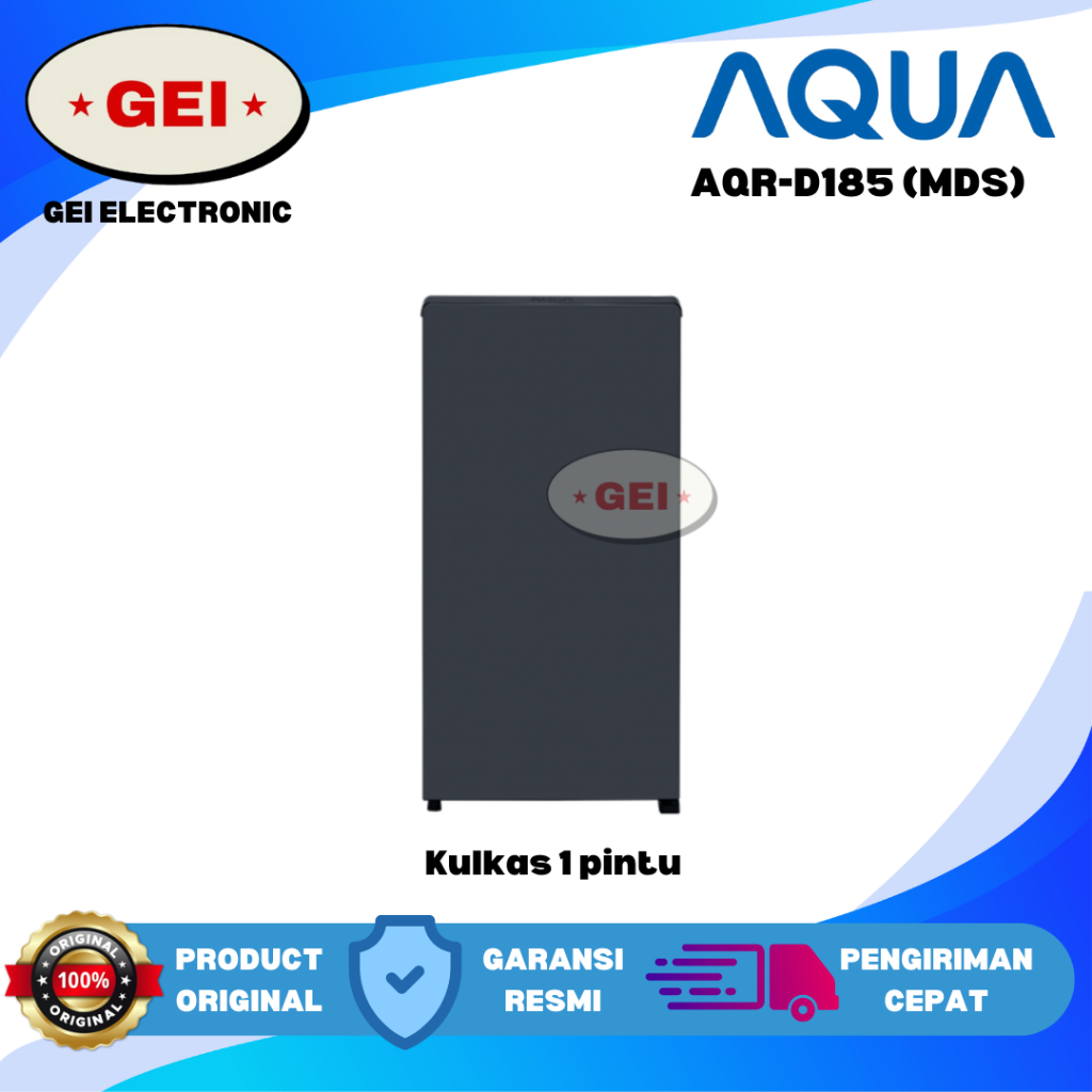 Jual AQUA AQR 185 MDS KULKAS 1 PINTU AQR 185MDS | Shopee Indonesia