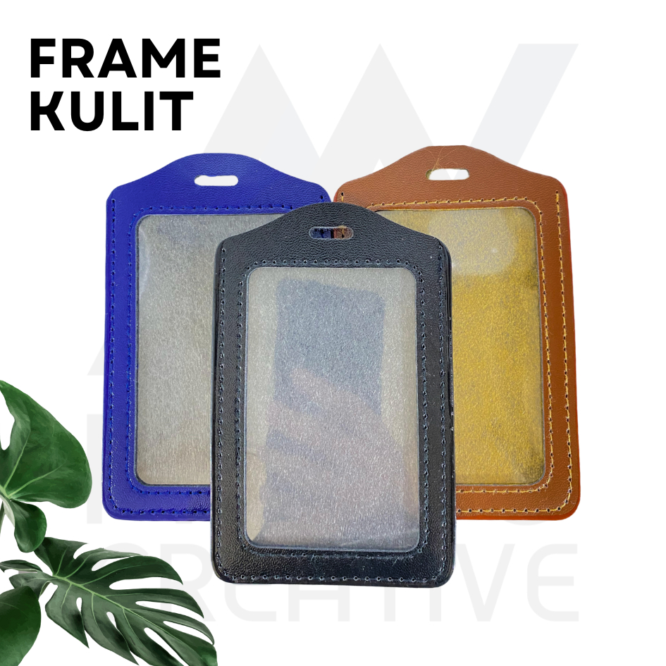 Jual FRAME / CARD HOLDER ID CARD KULIT IMITASI | Shopee Indonesia