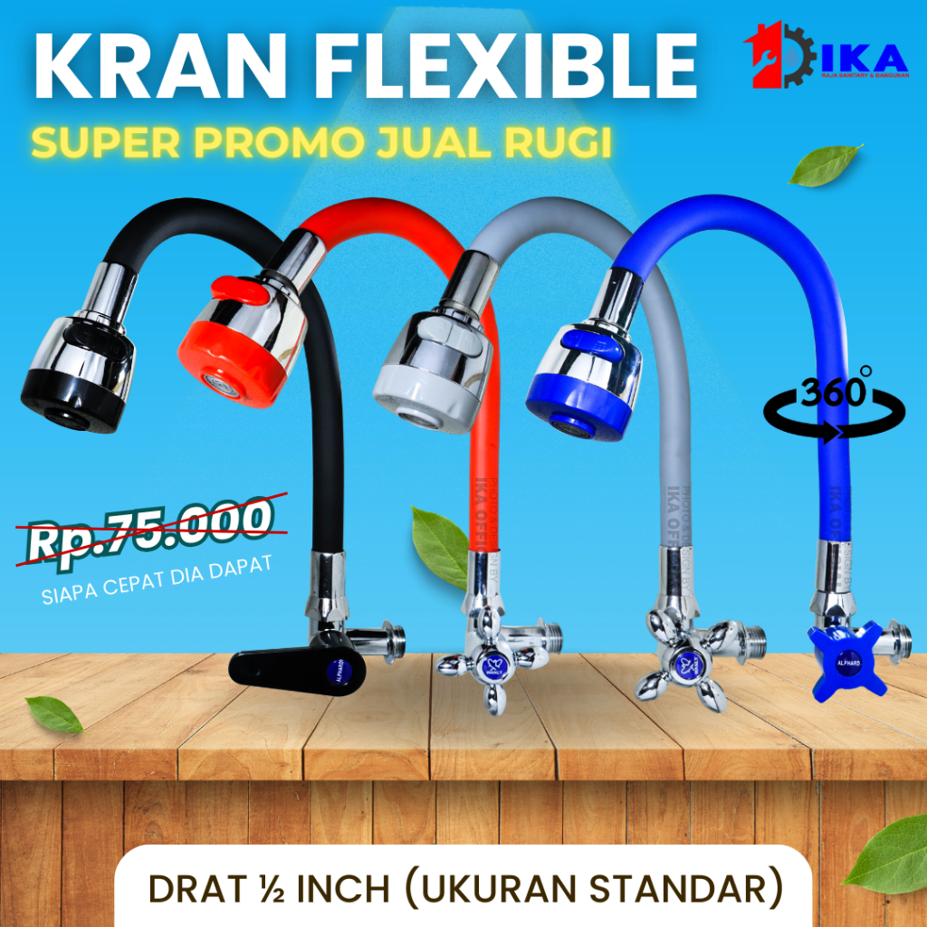 Jual Kran Angsa Dapur Fleksibel / Flexible - 1/2 Inch - High Quality Keran Air Angsa Fleksibel 2 ...