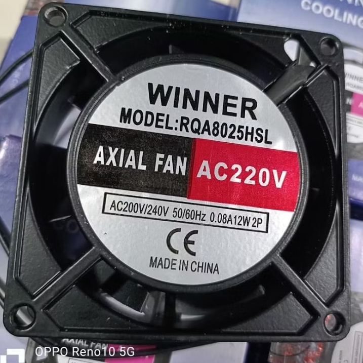 Jual Kipas Fan AC 8x8cm 220V WINNER/Kipas pendingin/Cooling fan 8cm ...