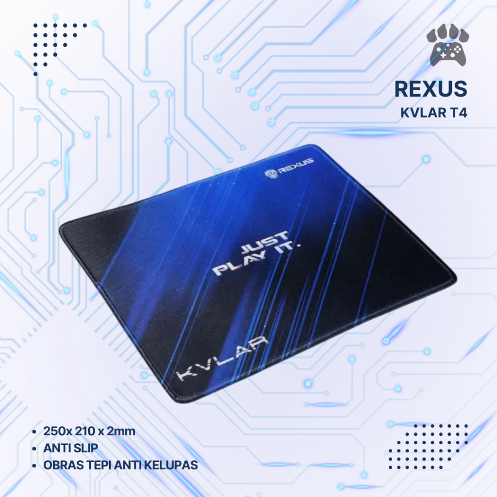 Jual Rexus Kvlar T4 Gaming Mousepad | Shopee Indonesia