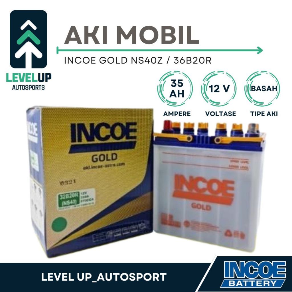 Jual aki mobil incoe gold Basah type NS40Z | Shopee Indonesia