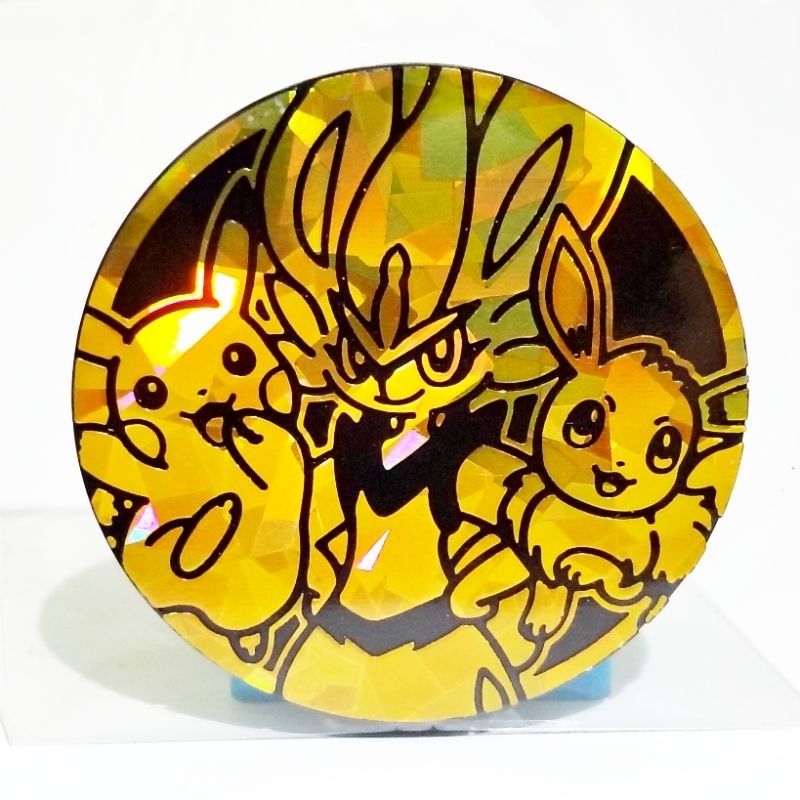 Jual Flip Coin Pokemon Jumbo - Pikachu Eevee | Shopee Indonesia