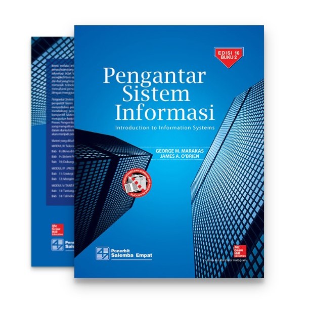 Jual Buku Original Pengantar Sistem Informasi 2 Edisi 16 Marakas James O'briens #salemba ...