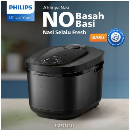 Jual Philips Digital Rice Cooker Magicom 1.8 L - 3000 Digital Series Premium HD4812/31 - Hitam ...