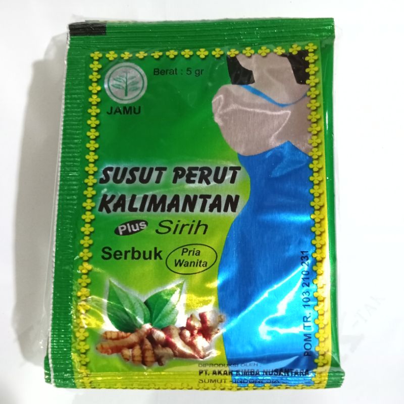 Jual Jamu Susut Perut Kalimantan Bubuk Asli Original Kemasan Baru ...