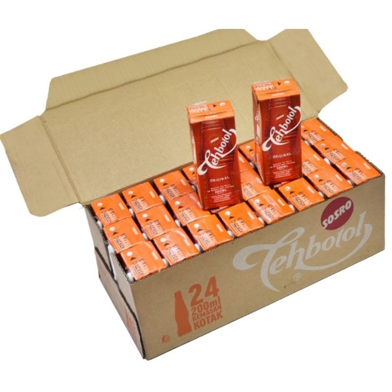 Jual Tehbotol Sosro Original 24 × 200ml - Karton | Shopee Indonesia
