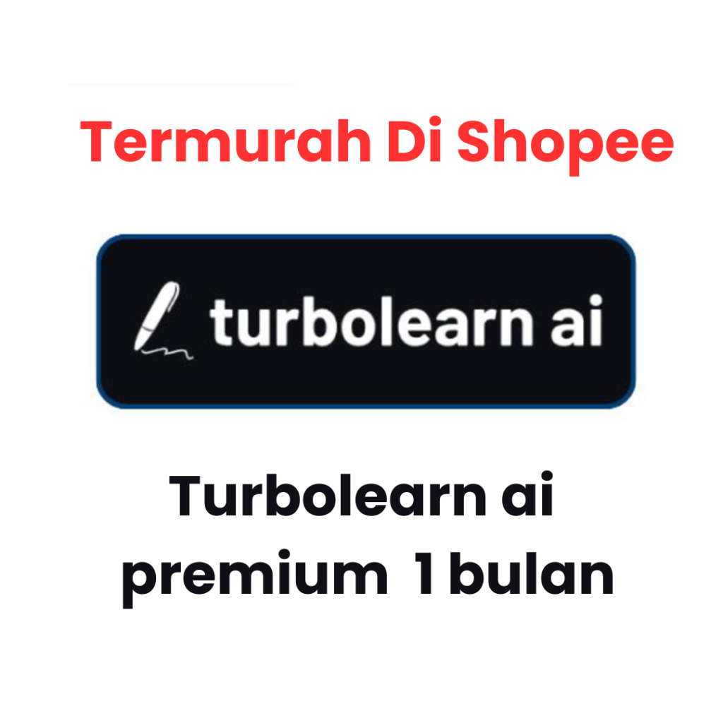 Jual akun turbolearn ai premium sharing 1bulan termurah garansi 100% | Shopee Indonesia