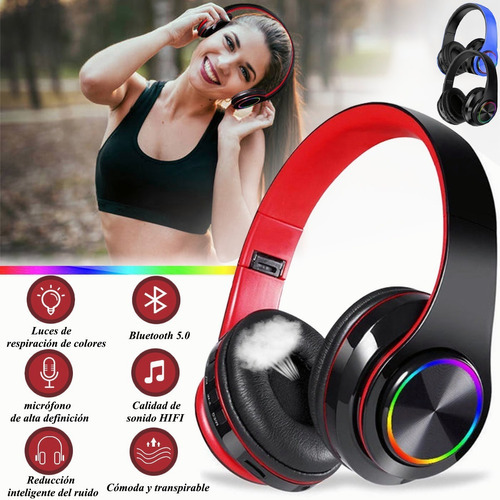 Jual 【BIG.ST88】Headset B39 Wireless LED Headphone HiFi Bass Music ...