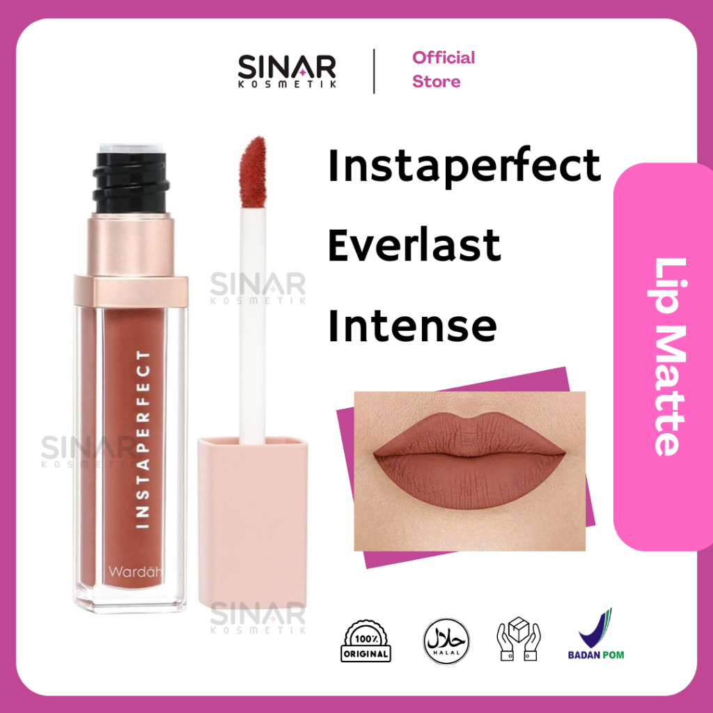 Jual Wardah Instaperfect Everlast Intense Matte Liquid - Lip Cream ...