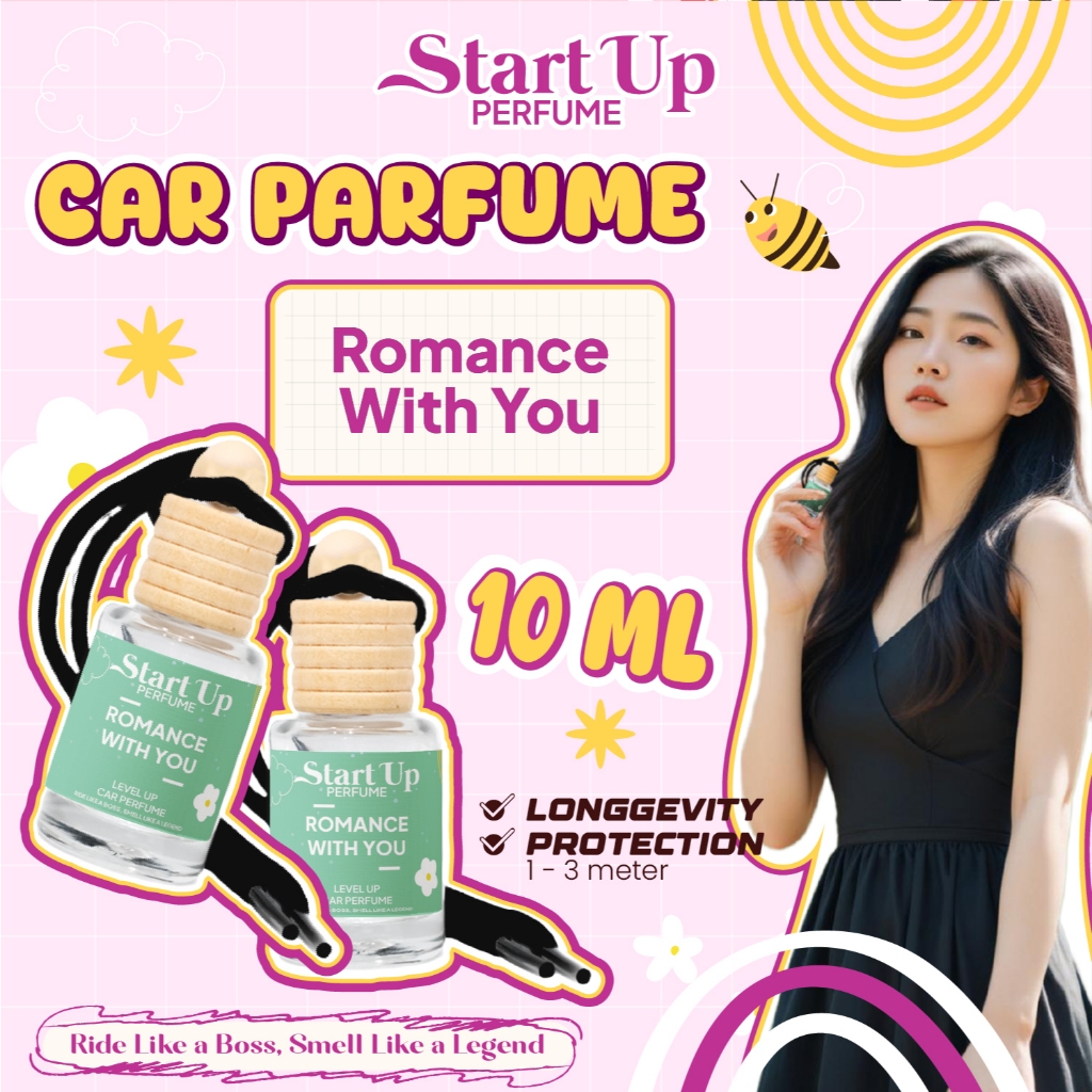 Jual START UP Parfum Mobil Romance With You Pengharum Anti Mual Pewangi ...