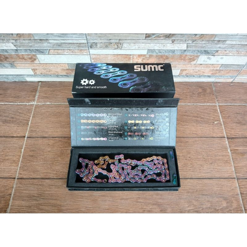 Jual sumc chain oil slick 9speed rantai oil slick 9 speed | Shopee ...