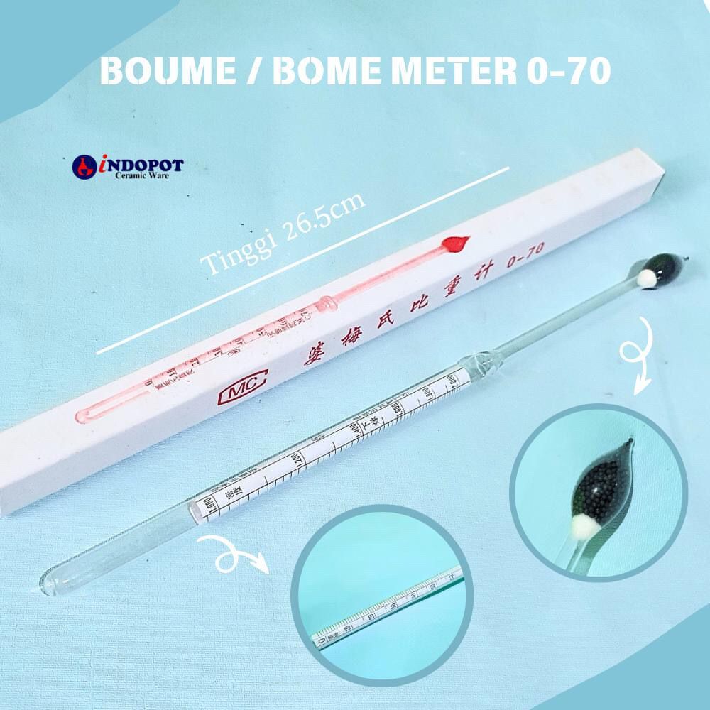 Jual Boumemeter 0-70 Pengukur Larutan Kimia / Hydrometer 1.000 - 2.000 ...