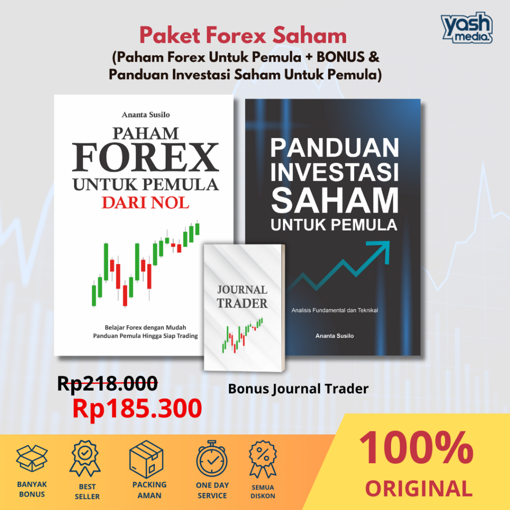 Jual Paket Forex Saham [ Panduan Forex Untuk Pemula dari Nol + Panduan Investasi Saham ] - Yash ...