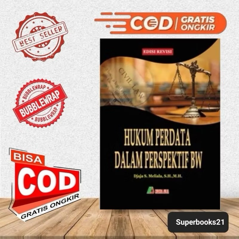 Jual BUKU HUKUM PERDATA DALAM PERSPEKTIF BW Edisi Revisi - Djaja S. Meliala SH,MH | Shopee Indonesia