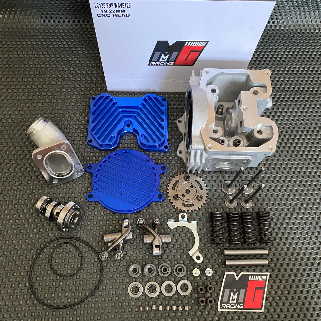 Jual super head 4 klep head supra 4 kph set cover timing cnc 19/22 20/ ...