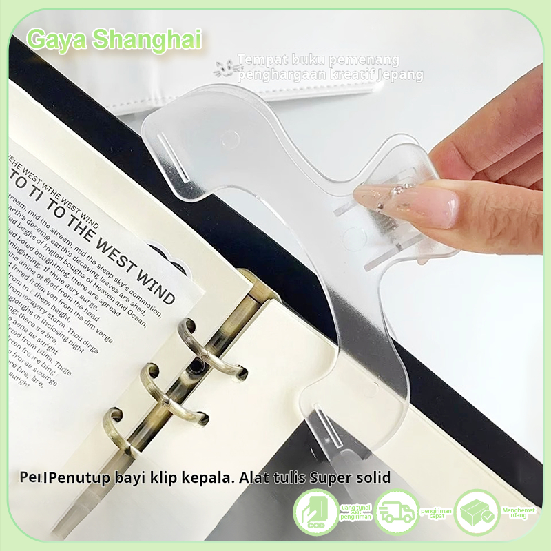 Jual Klip buku Baogaitou gaya Jepang alat tulis kreatif sederhana ...