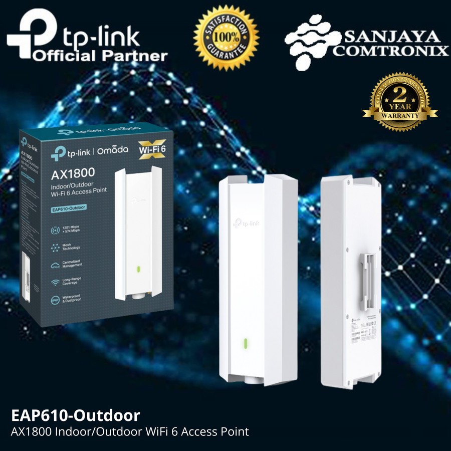 Jual TP-LINK EAP610-Outdoor AX1800 Indoor/Outdoor WiFi 6 Access Point ...