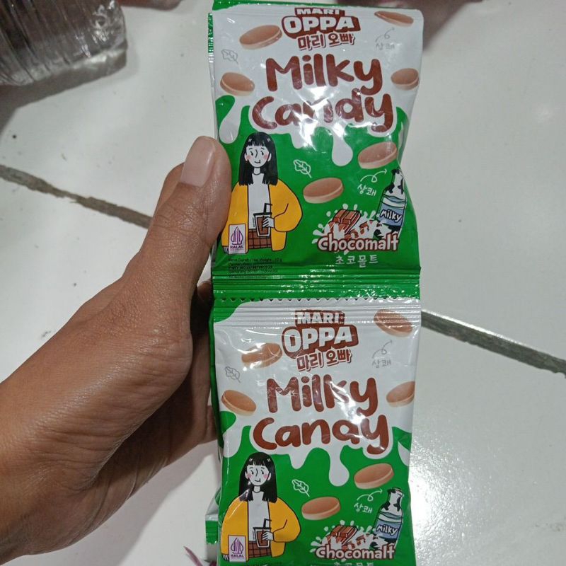 Jual Mari Oppa Milky Candy Chocomalt | Shopee Indonesia