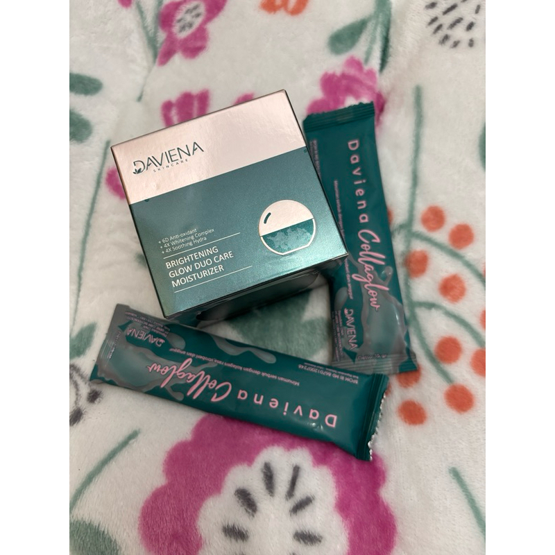 Jual Daviena Brightening Glow Duo Care Moisturizer (ORI) | Shopee Indonesia