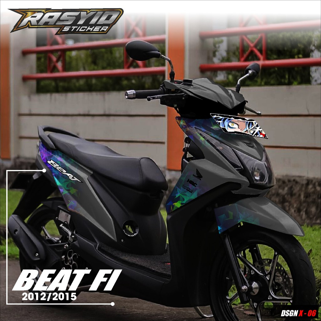 Jual Sticker Decal Full Body Motor Honda Beat FI Old Lama 2012 2013 ...