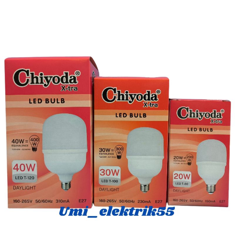 Jual lampu LED KAPSUL CHIYODA X-TRA 20/30/40 watt cahaya putih | Shopee Indonesia