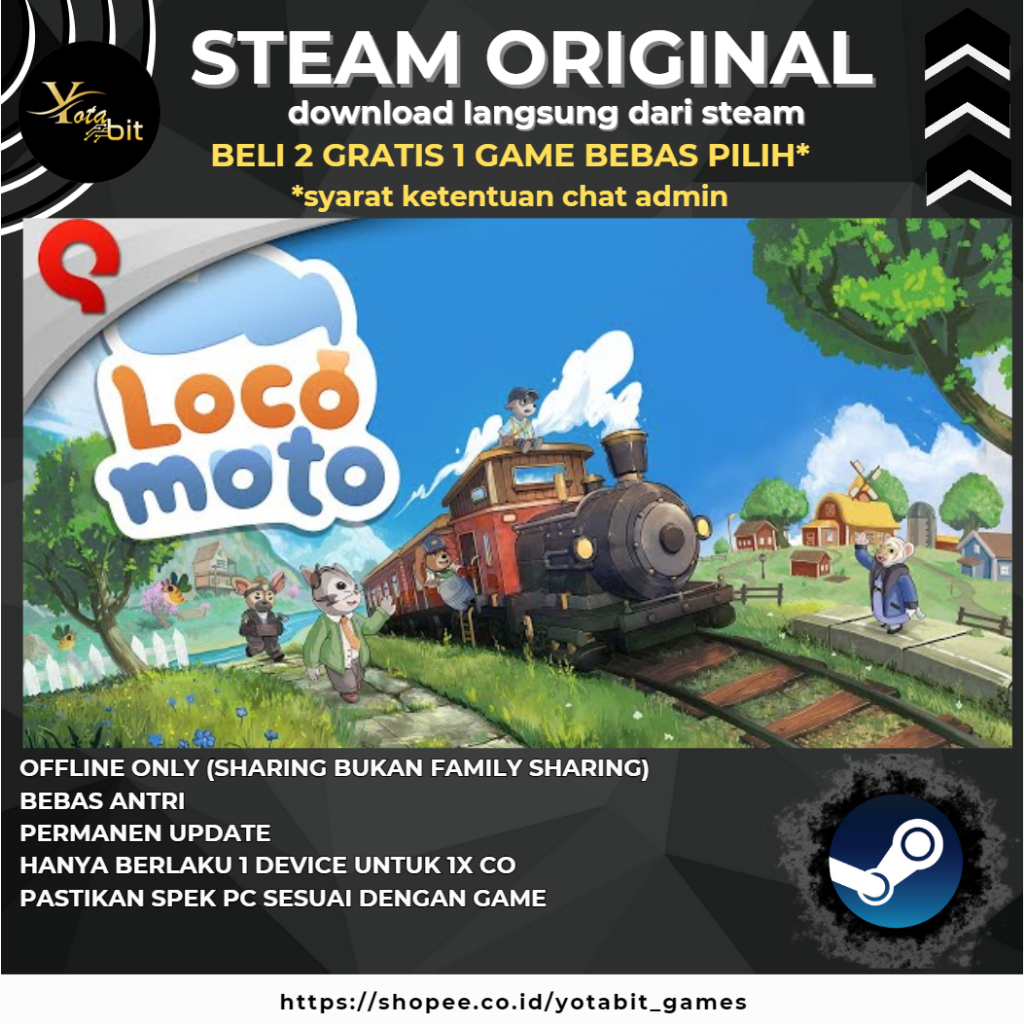 Jual Locomoto PC Game Sharing Original Offline | Shopee Indonesia