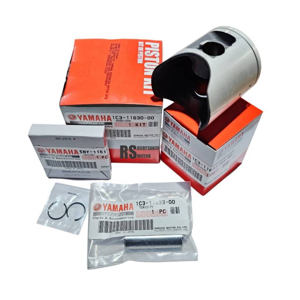 Jual Piston kit Seher Yamaha YZ125 Yz 125 original yamaha 1C3-11630-00 ...