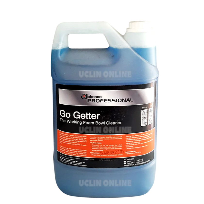 Jual GO GETTER BOWL CLEANER PEMBERSIH KERAMIK KLOSET CLOSET 4 LITER ...