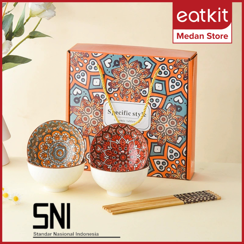 Jual [Medan Ready Stock] Eatkit Paket 4 Mangkuk | 4pcs Hampers Mangkok ...