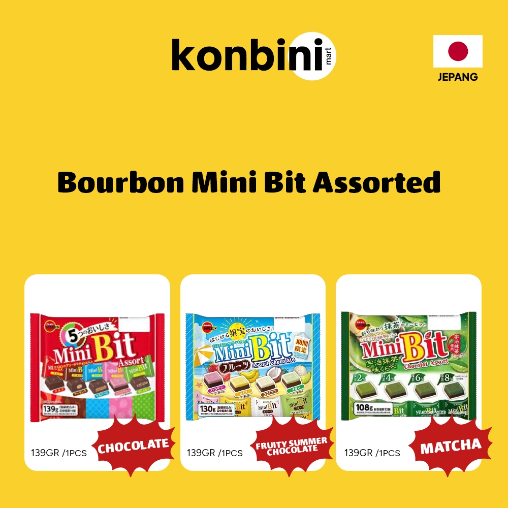 Jual KONBINI JEPANG - Bourbon Mini Bit Assort Chocolate 139g (16pcs ...