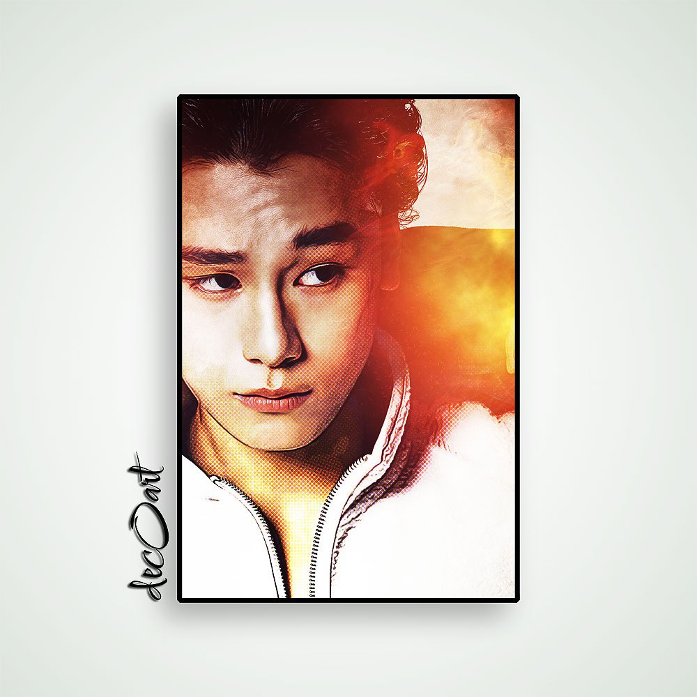 Jual Poster Cha Woo Min - Poster Aktor Korea Study Group - Wall Decor ...