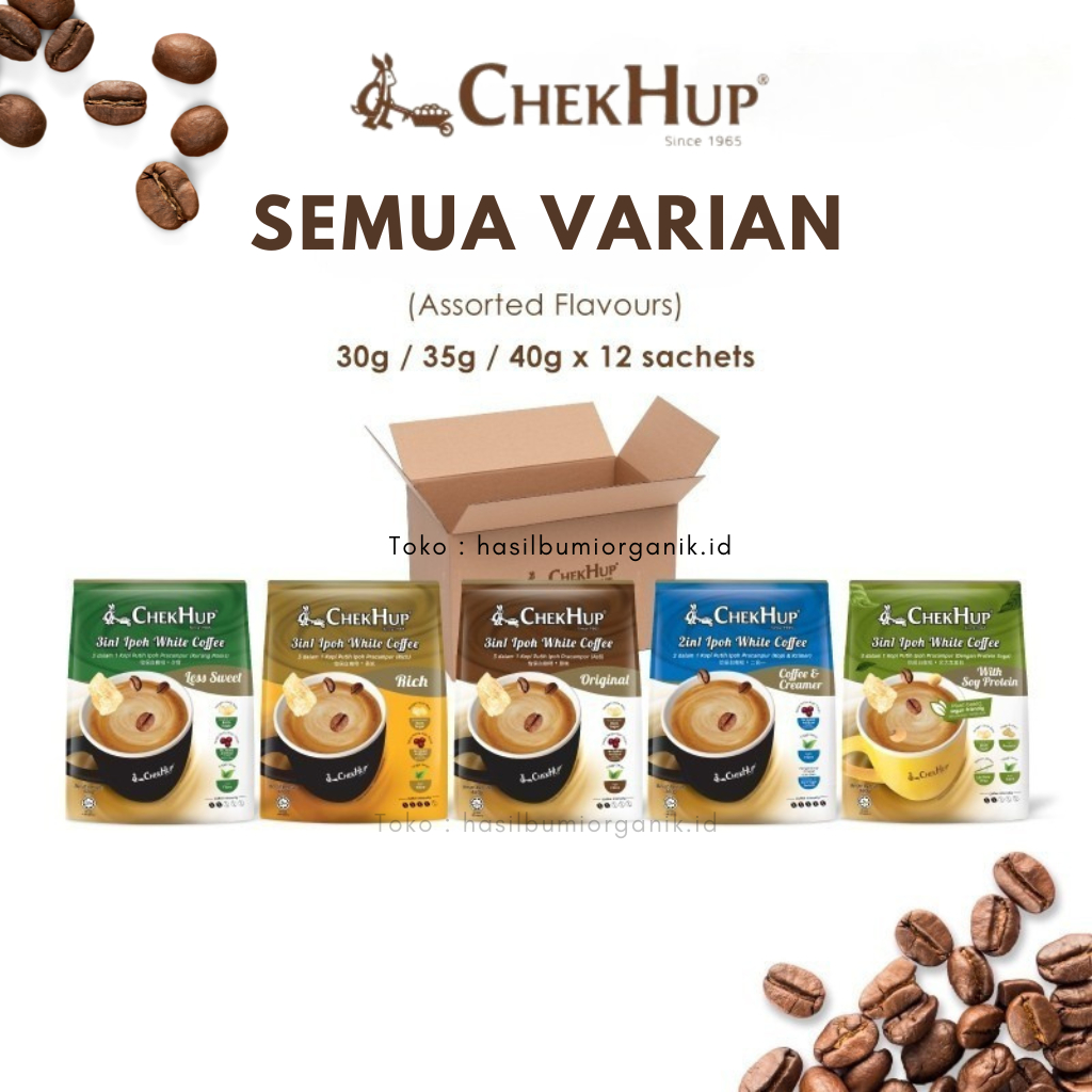 Jual CHEK HUP WHITE COFFEE IPOH SEMUA VARIAN / CHEK HUP WHITE COFFEE ...