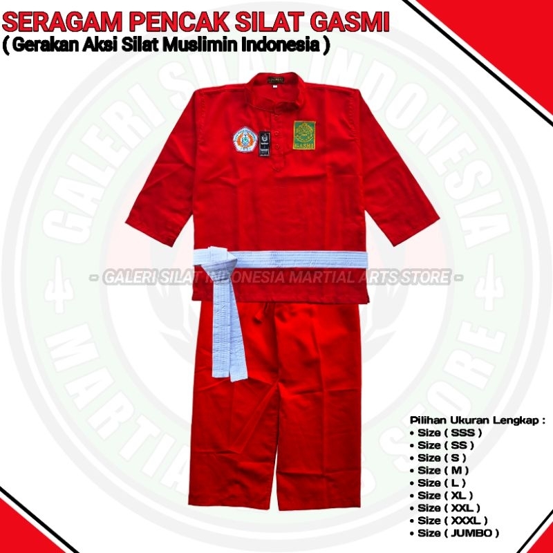 Jual Sakral Siswa GASMI - Seragam Silat GASMI - Baju Latihan GASMI ...