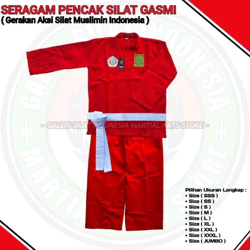 Jual Baju Silat GASMI - Seragam Latihan Pencak Silat GASMI - Sakral ...