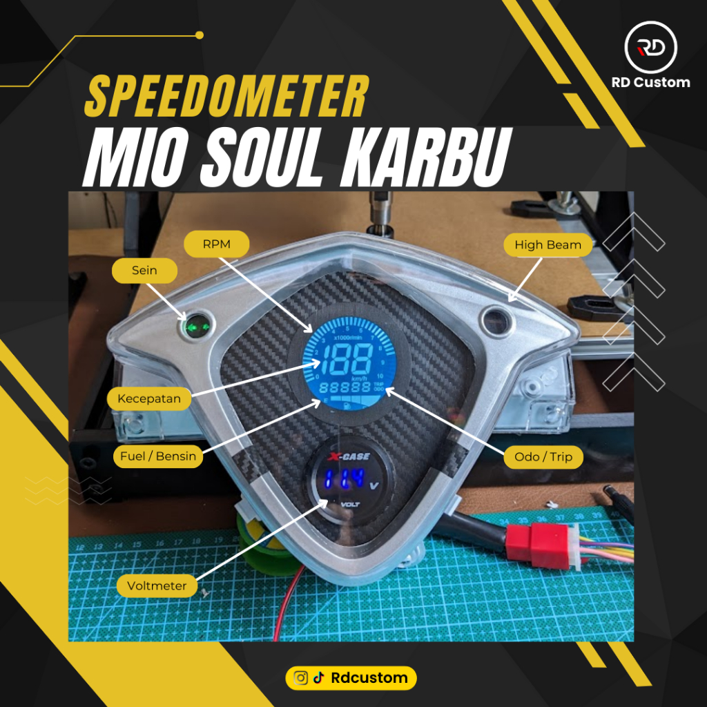 Jual Speedometer Digital Yamaha Mio Soul PNP | Shopee Indonesia