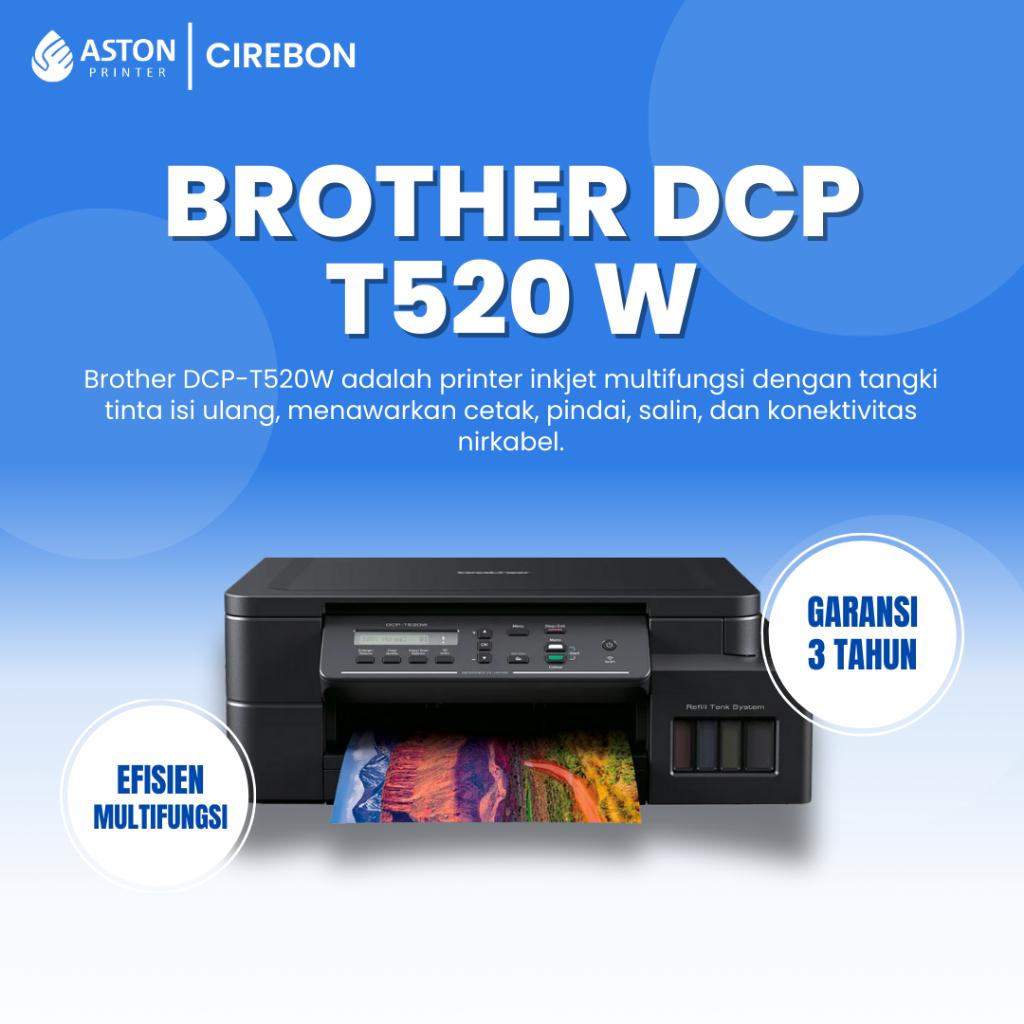 Jual Printer Brother DCP-T520W - Printer All-in-One Wireless | Shopee ...