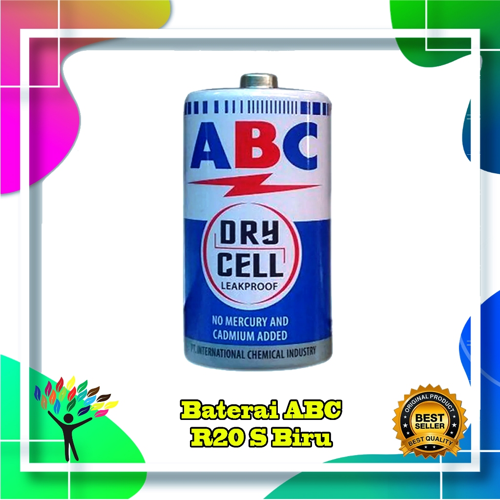 Jual Baterai ABC Besar R20S Biru per pcs | Shopee Indonesia