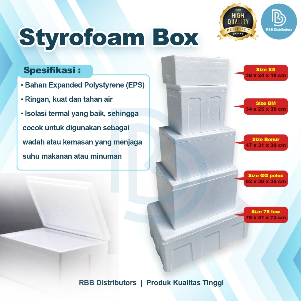Jual Styrofoam Box / Box Styrofoam / Box Gabus / Sterofoam Box | Shopee ...