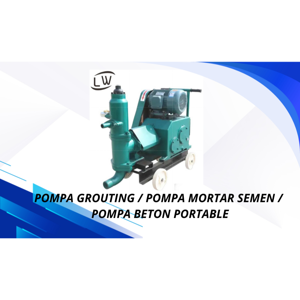 Jual POMPA GROUTING / POMPA MORTAR SEMEN / POMPA BETON PORTABLE ...