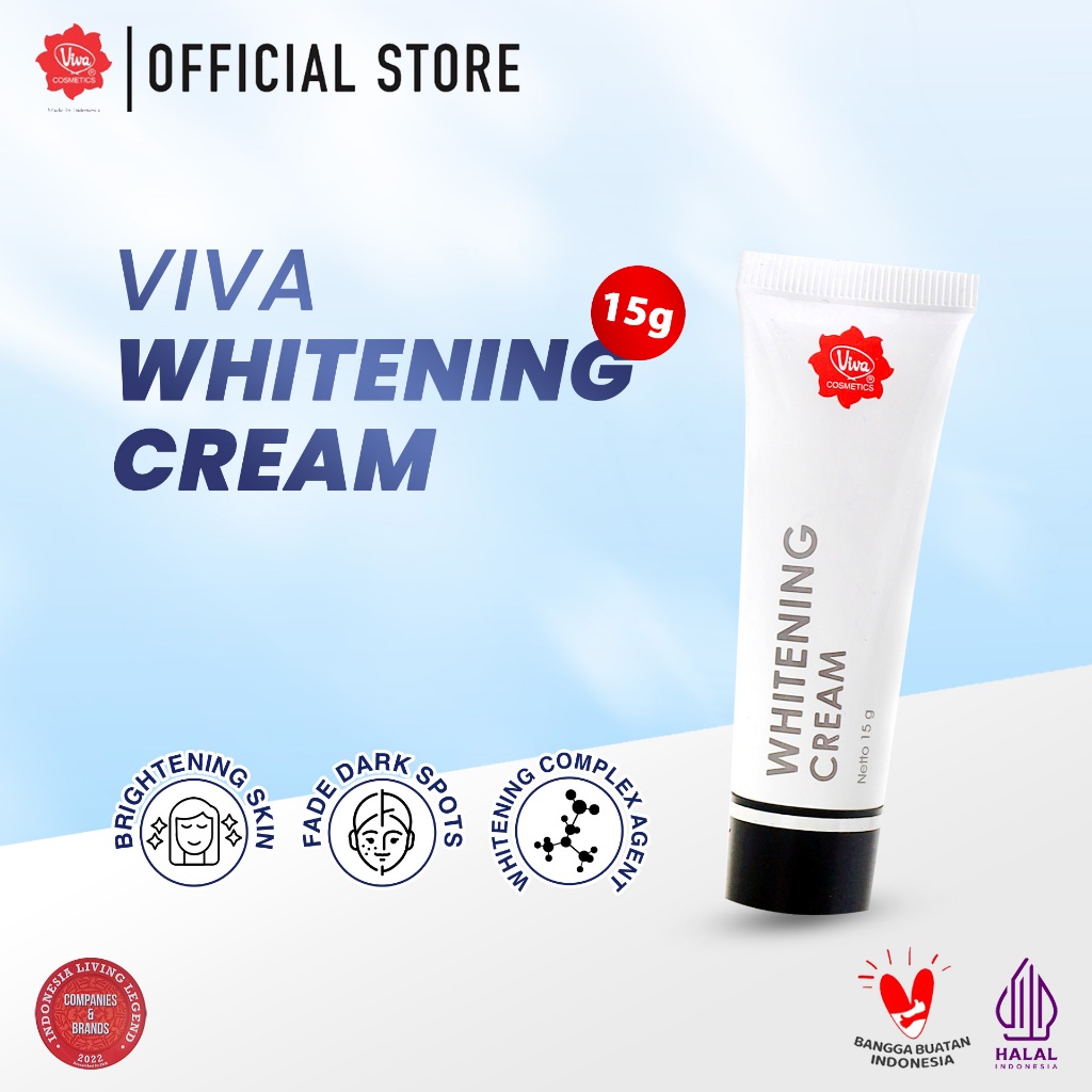 Jual Viva Whitening Cream 15gr (Kecil) | Shopee Indonesia