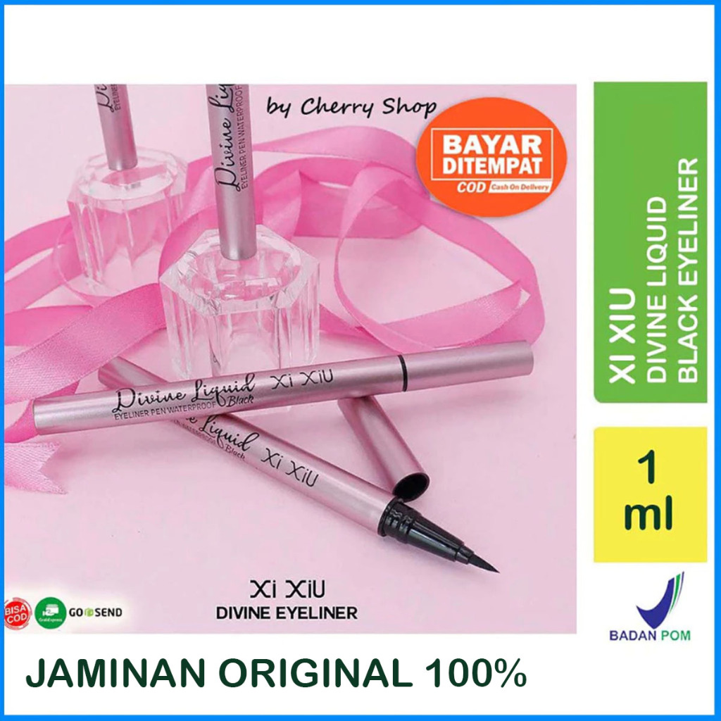 Jual [ORI] [BPOM] Xi XiU DIVINE LIQUID EYELINER PEN WATERPROOF BLACK By ...