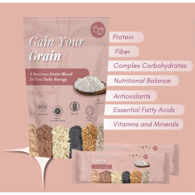 Jual Gain Your Grain Sachet | Shopee Indonesia