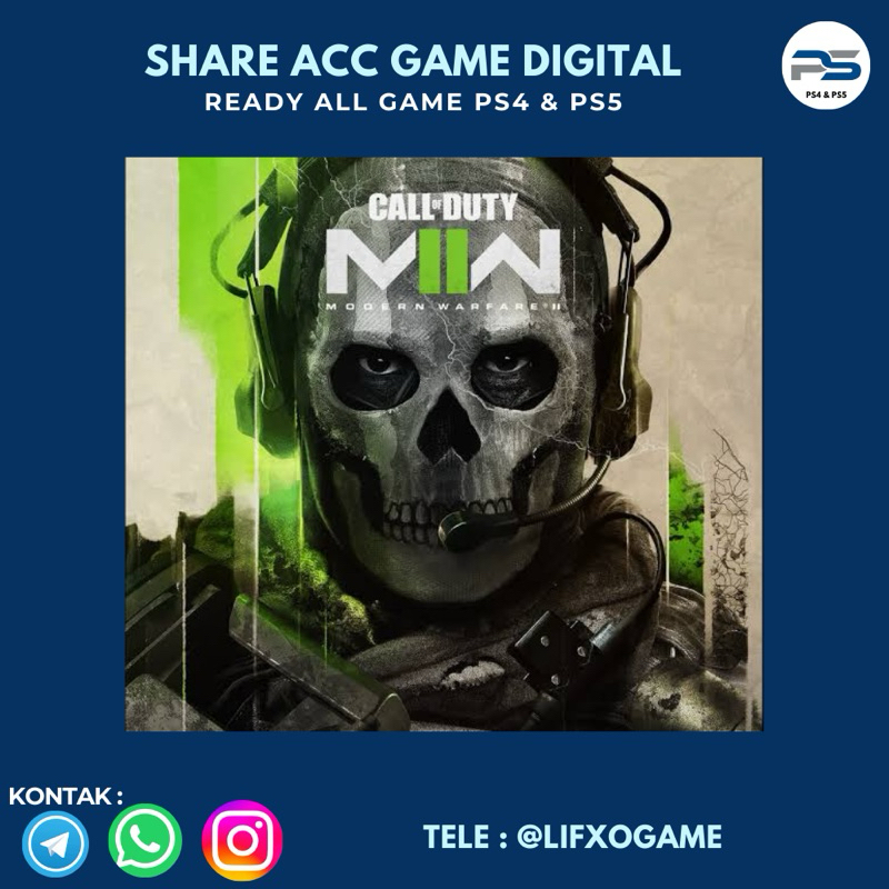 Jual Call of Duty Modern Warfare II, COD MW2 PS4 & PS5 - Game Digital ...